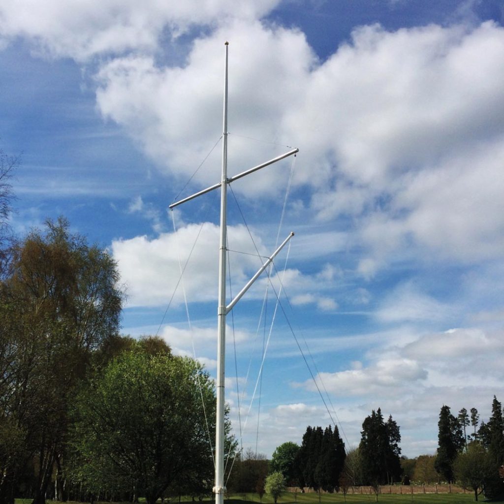 Rigged Flagpoles - Harrison Flagpoles