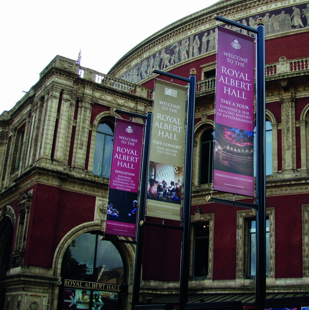 Ground Mounted Banner Pole - Harrison Flagpoles