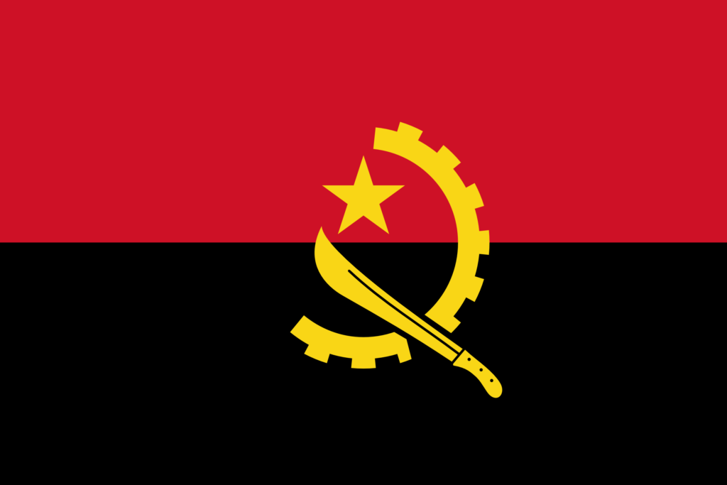 Angola flag - Harrison Flagpoles Digital Print Handsewn Eco-flag