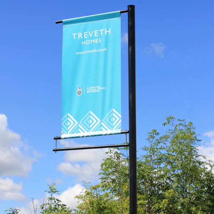 Ground Mounted Banner Pole - Harrison Flagpoles